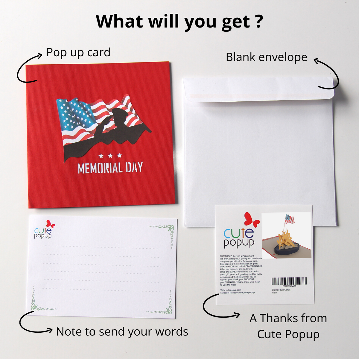 Victory Symbol Pop Up Card – Cute Popup - Make Every Moment Count